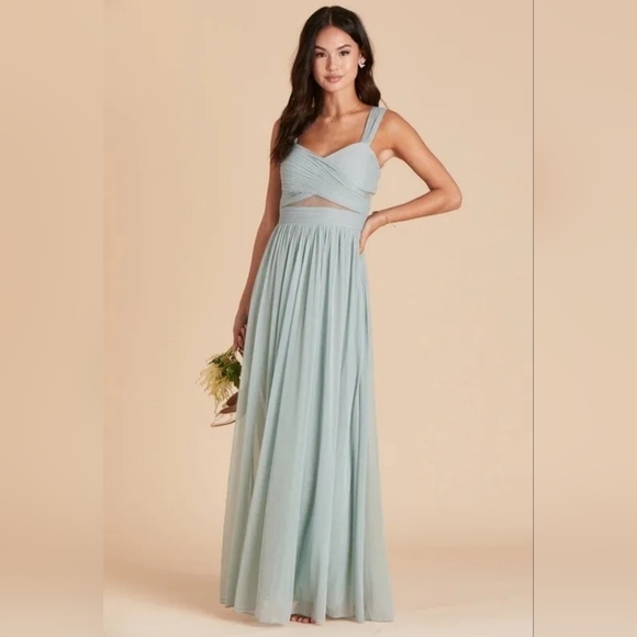Birdy Grey | Dresses | Birdy Grey Nwt Elsye Maxi Dress In Mesh Sage ...